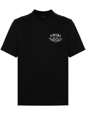 Amiri T-shirt With Logo - Black