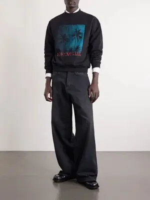 Balenciaga Printed Crewneck Sweatshirt