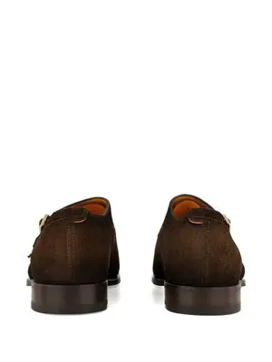 Santoni Double Buckle Loafers