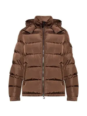 Moncler Maya Quilted Down Jacket With Detachable Hood