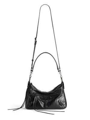 Balenciaga Le City Moto Bag - Black
