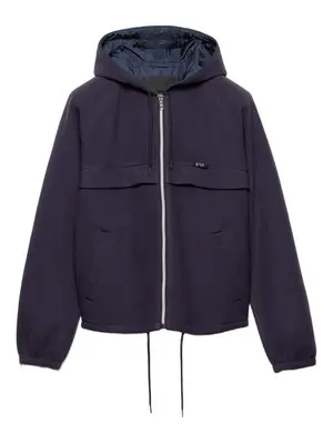 Prada Fleece Hooded Blouson Jacket