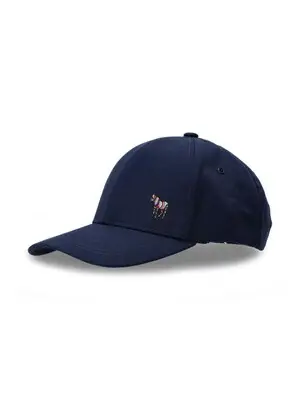 Paul Smith Zebra Logo Organic Cotton Baseball Cap - Blue
