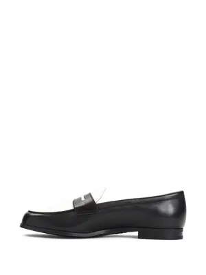 Church's Two-tone Leather Loafers With Stacked Heel