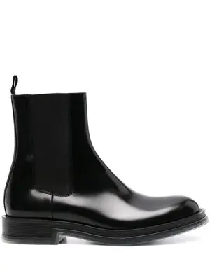 Alexander McQueen Logo Pull-tab Chelsea Boots