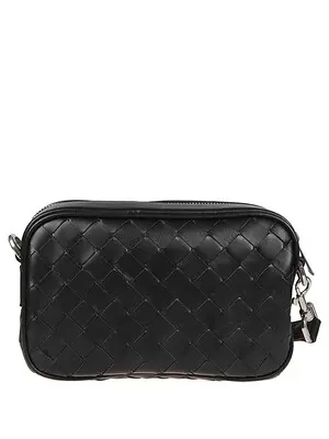 Bottega Veneta Mini Intrecciato Leather Crossbody Bag