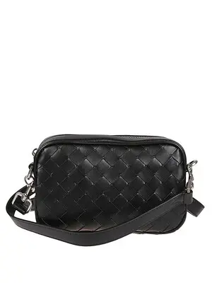 Bottega Veneta Mini Intrecciato Leather Crossbody Bag