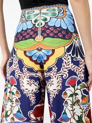 Alice + Olivia Athena Printed Trousers - Multi