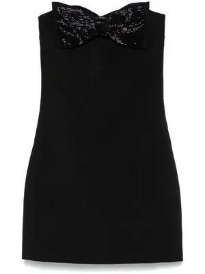 SELF-PORTRAIT Bow Detail Mini Dress