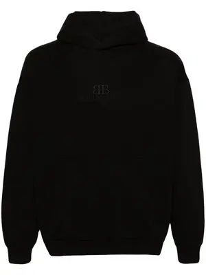 Balenciaga Embroidered Logo Hoodie