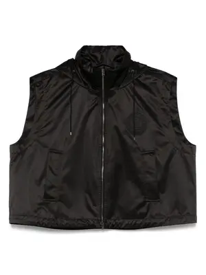 Fendi Hooded Zipped Vest