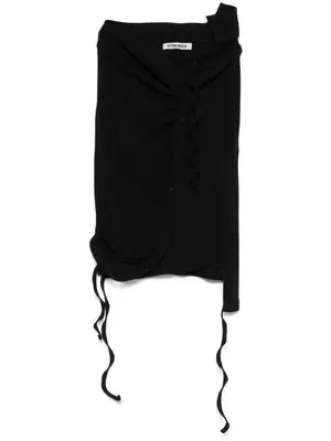 Ottolinger Cotton Mini Skirt With Ruched Detailing