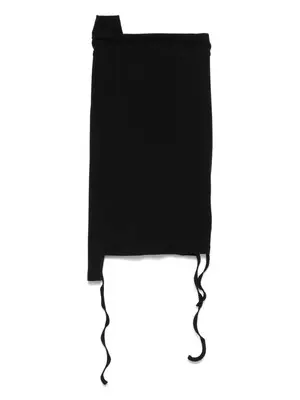 Ottolinger Cotton Mini Skirt With Ruched Detailing