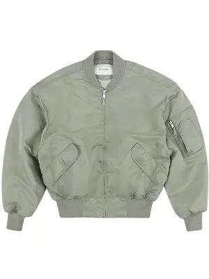 ENTIRE STUDIOS Bomber Broad Jacket With Baseball Collar And Ribbed Trim