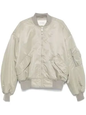 ENTIRE STUDIOS Bomber Broad Jacket With Baseball Collar And Ribbed Trim