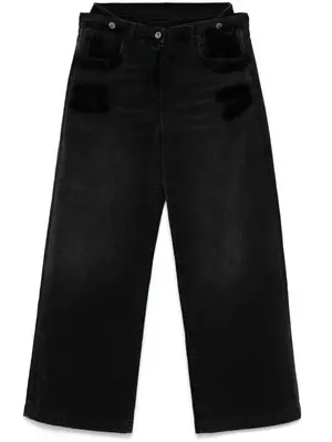 Attico Raw Edge Hem Jeans For Women