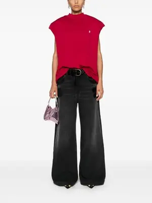 Attico Wide-leg Denim Jeans