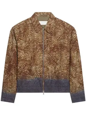 Dries Van Noten Printed Bomber Jacket
