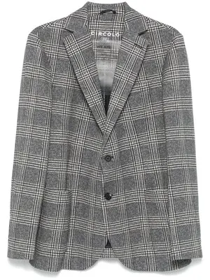 CIRCOLO 1901 Single-breasted Prince Of Wales Check Jacket