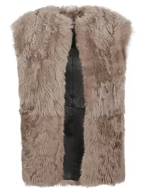 ENES Sleeveless Fur Vest