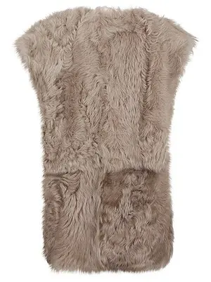 ENES Sleeveless Fur Vest