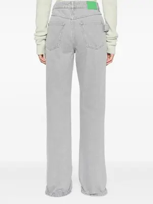 Bottega Veneta Slim Denim Cotton Jeans - Grey
