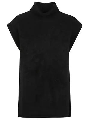 CT PLAGE Cashmere High-neck Vest