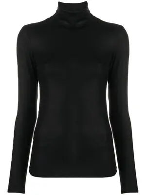 Majestic International Lurex High-neck Sweater