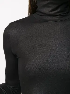 Majestic International Lurex High-neck Sweater