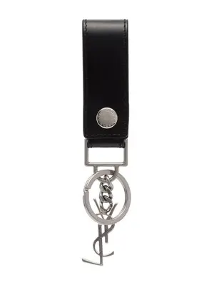 Saint Laurent Cassandre Leather Key Holder