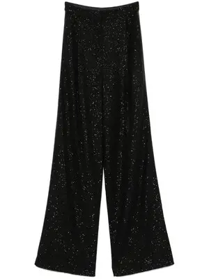 Max Mara Sequined Wide-leg Trousers
