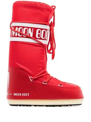 Moon Boot Icon Snow Boots - Red