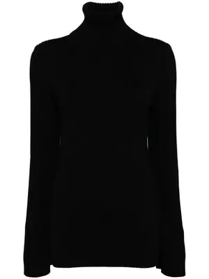 Junya Watanabe Ribbed Wool Turtleneck Sweater