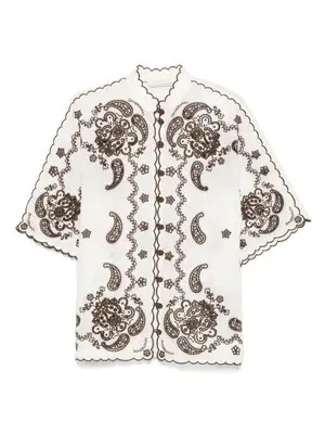 Zimmermann Embroidered Shirts For Women