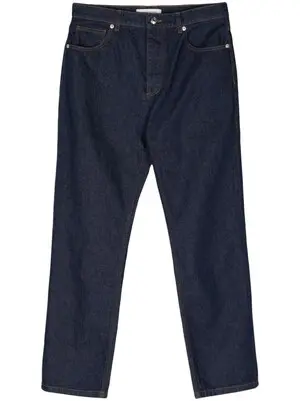 Maison Kitsuné Straight Leg Denim Jeans