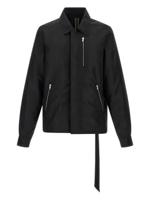 Rick Owens Zipped Down Padded Jacket - Black