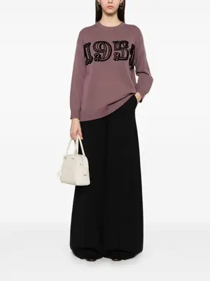 Max Mara Wide-leg Trousers - Black