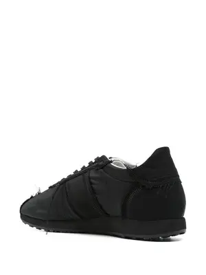 THE ROW Nylon Lace Up Distressed Sneakers