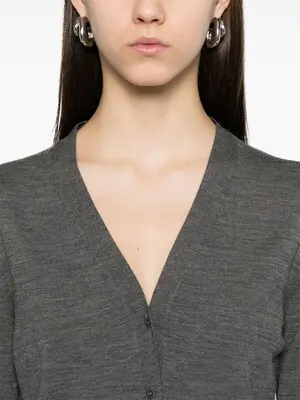 Prada V-neck Wool Cardigan