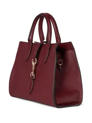 Gucci Jackie Medium Leather Handbag - Red