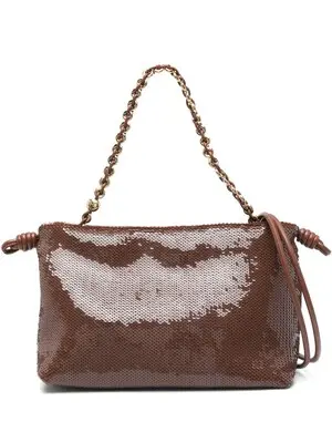 Loewe Flamenco Medium Sequined Clutch