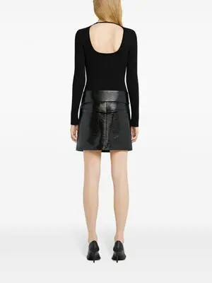 COURREGES Vinyl Mini Skirt