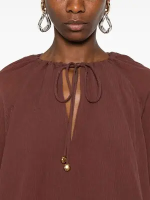 Loewe Cotton And Silk Blend Blouse