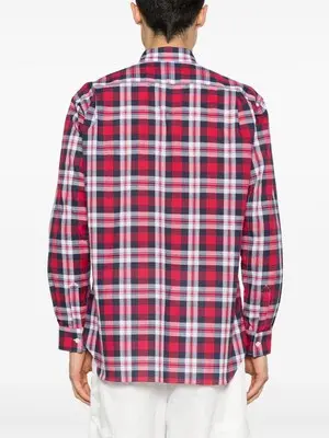 Comme Des Garçons Tartan Pattern Shirt