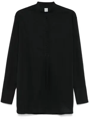 TOTEME Organic Cotton Band Collar Blouse