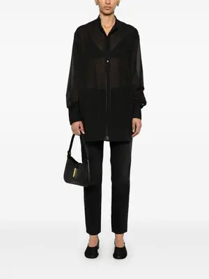 TOTEME Organic Cotton Band Collar Blouse