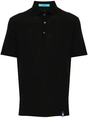 DRUMOHR Cotton Polo Shirt - Black