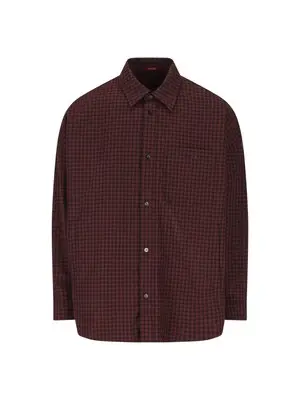Gucci Checked Cotton Padded Jacket