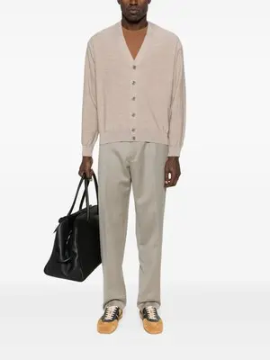 LEMAIRE Wool Blend V-neck Cardigan