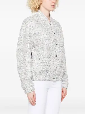 IRO PARIS Noemy Cotton Jacket - Silver